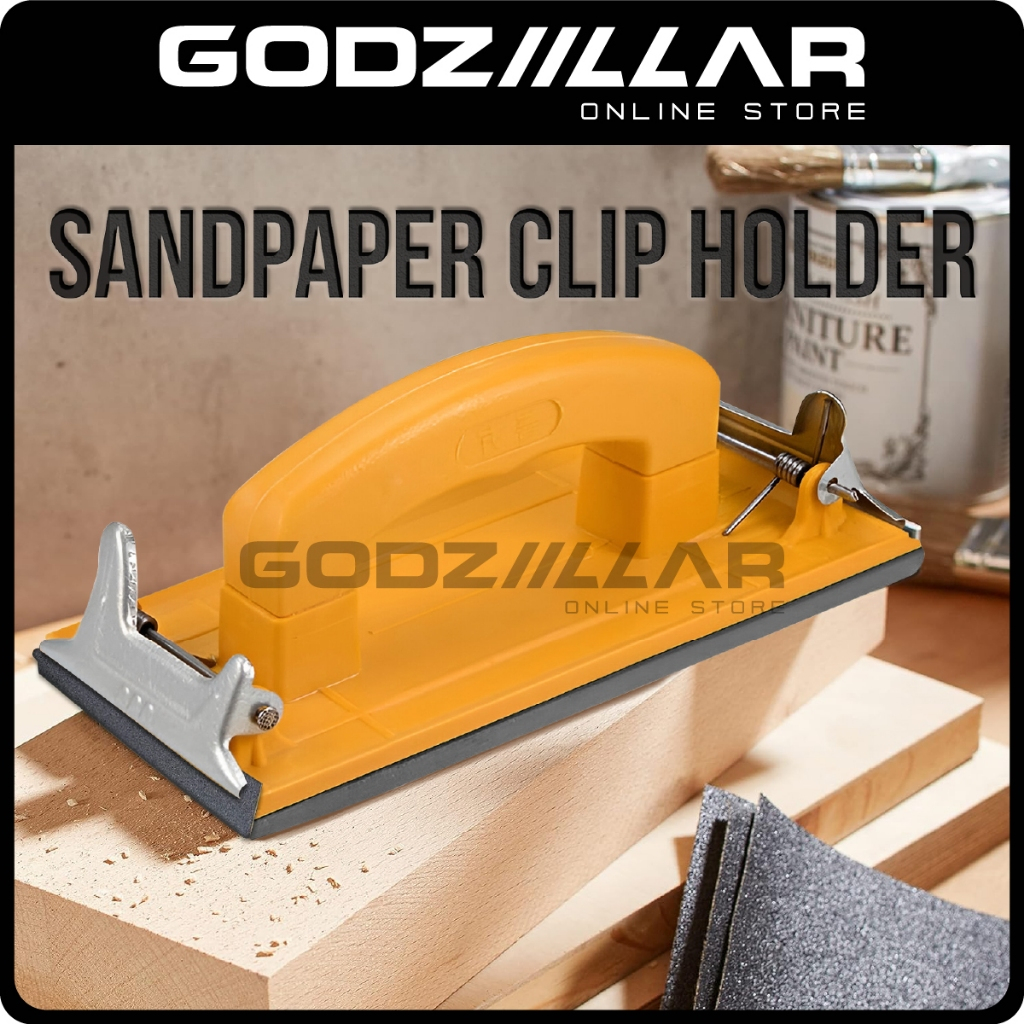 กระดาษทรายคลิปผู้ถือขัดสําหรับไม้ทํางาน Finishing Sanding Kertas Pasir ...