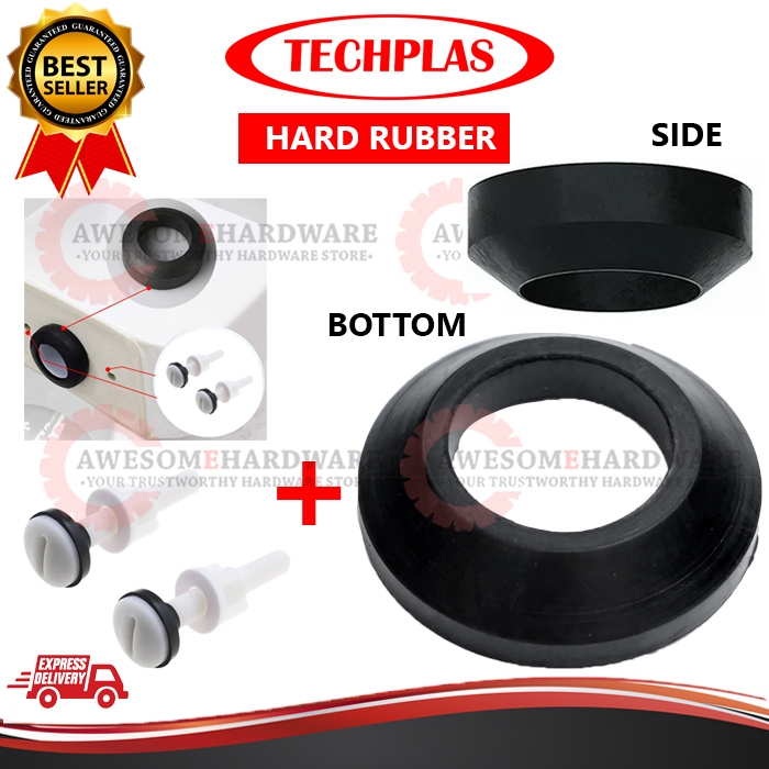 (40 มม./50 มม.) TECHPLAS CONE SHAPE HARD RUBBER GASKET และ SCREW สําหรับ WC TOILEISTERN TANK ...