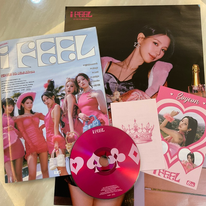(G)I-dle - I Feel Photobook Version (แกะซีล) | Shopee Thailand