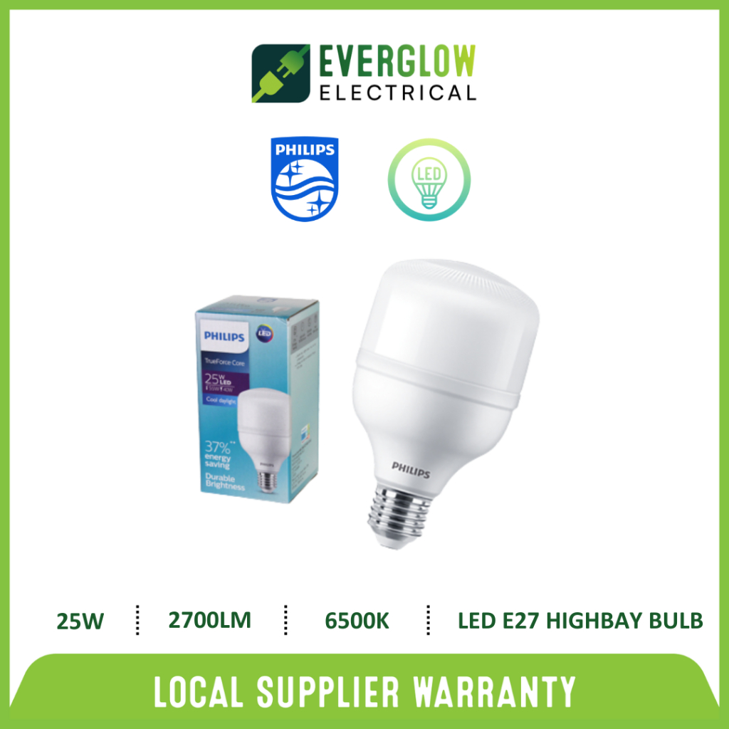 Philips TRUEFORCE CORE HB LED BULB 25W GN3 E27 6500K COOL DAYLIGHT ...