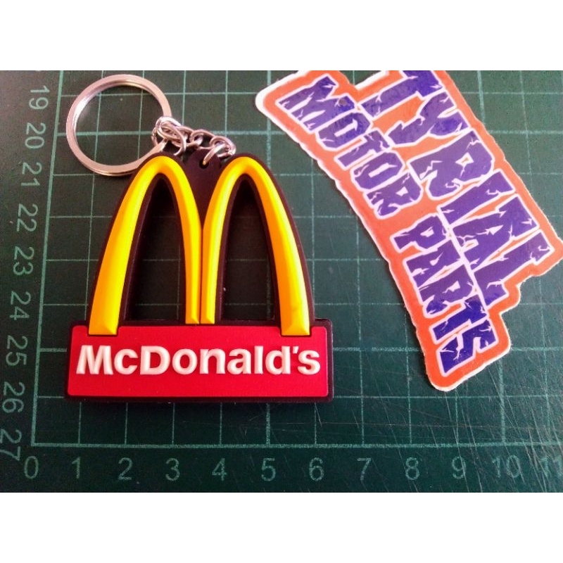 พวงกุญแจ MCD KFC SBUCK พวงกุญแจ GETAH KEYRING | Shopee Thailand