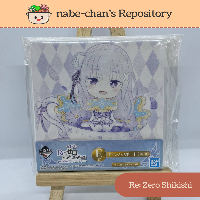 Ichiban Kuji Shikishi - Re:Zero (Emilia EMT, Rem & Ram) | Shopee Thailand