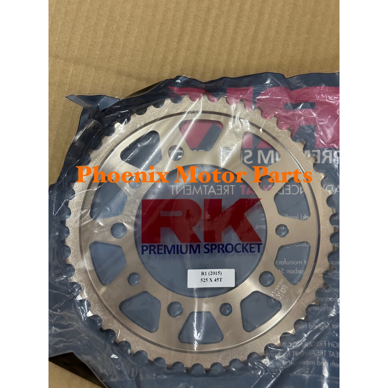 Yamaha R1 / R1M / MT09 V3 / Tracer 9 GT 2022/23 Rk Sprocket 525 X 41 ...
