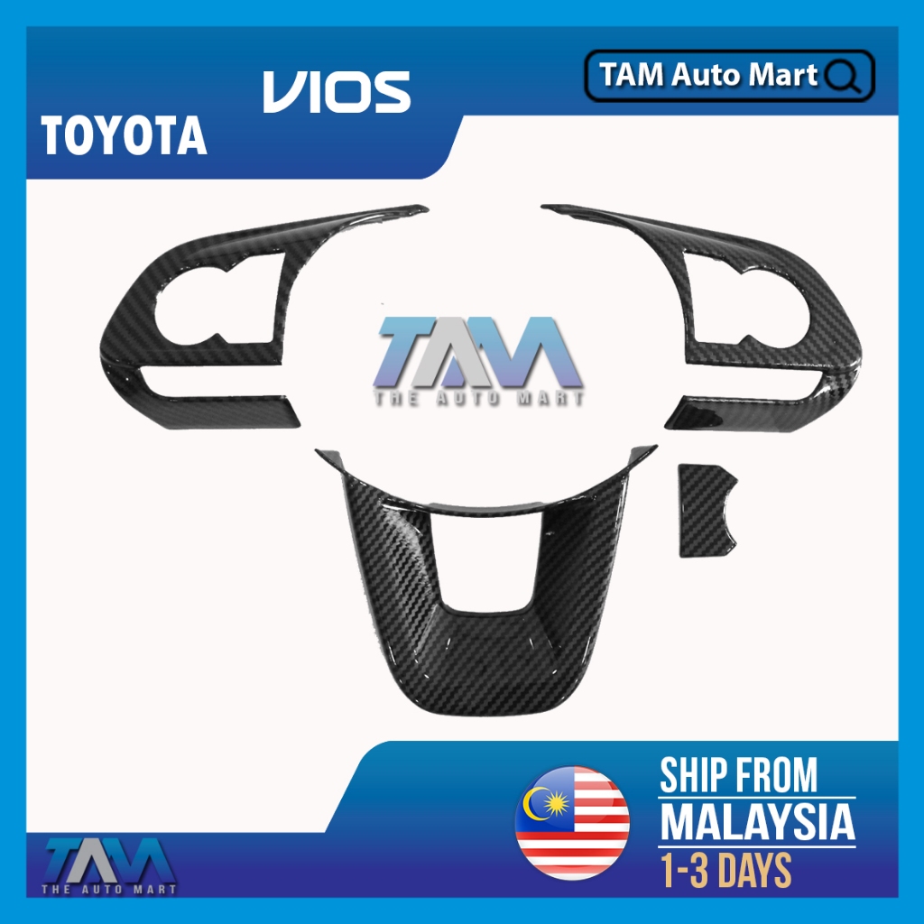 Toyota Vios AC100 (2023-2024) ซับพวงมาลัย Carbon Vios AC100 2023-2024 ...