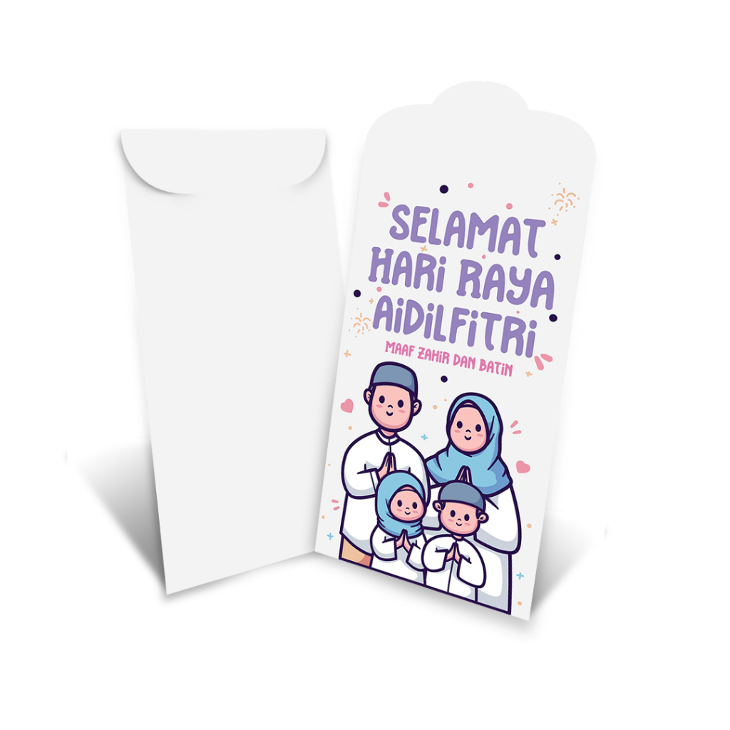 Sampul RAYA 2024 1 แพ็ค (10 ชิ้น) 29 แบบ EXCLUSIVE Kartun Masjid Flower ...