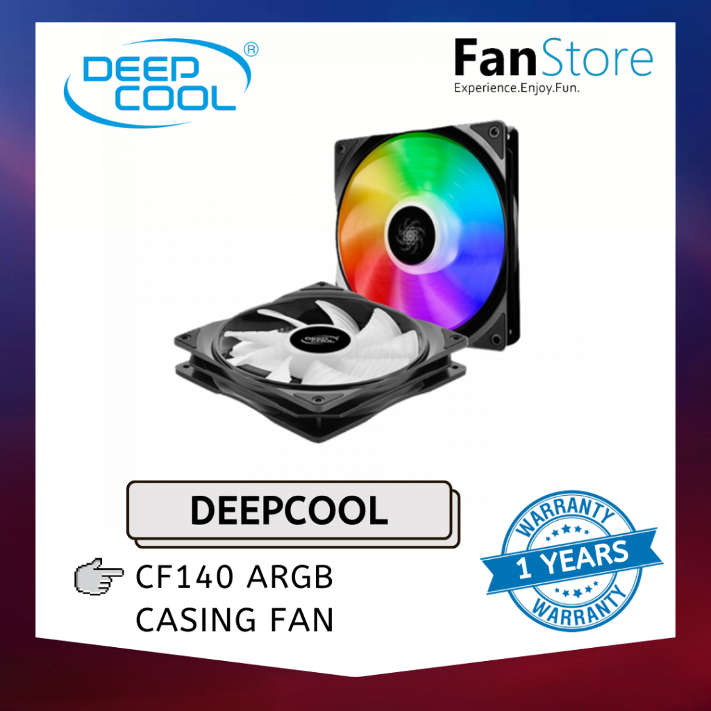 Fanstore DEEPCOOL CF140 ARGB 2 in 1 เคสพัดลมระบายความร้อน | Shopee Thailand