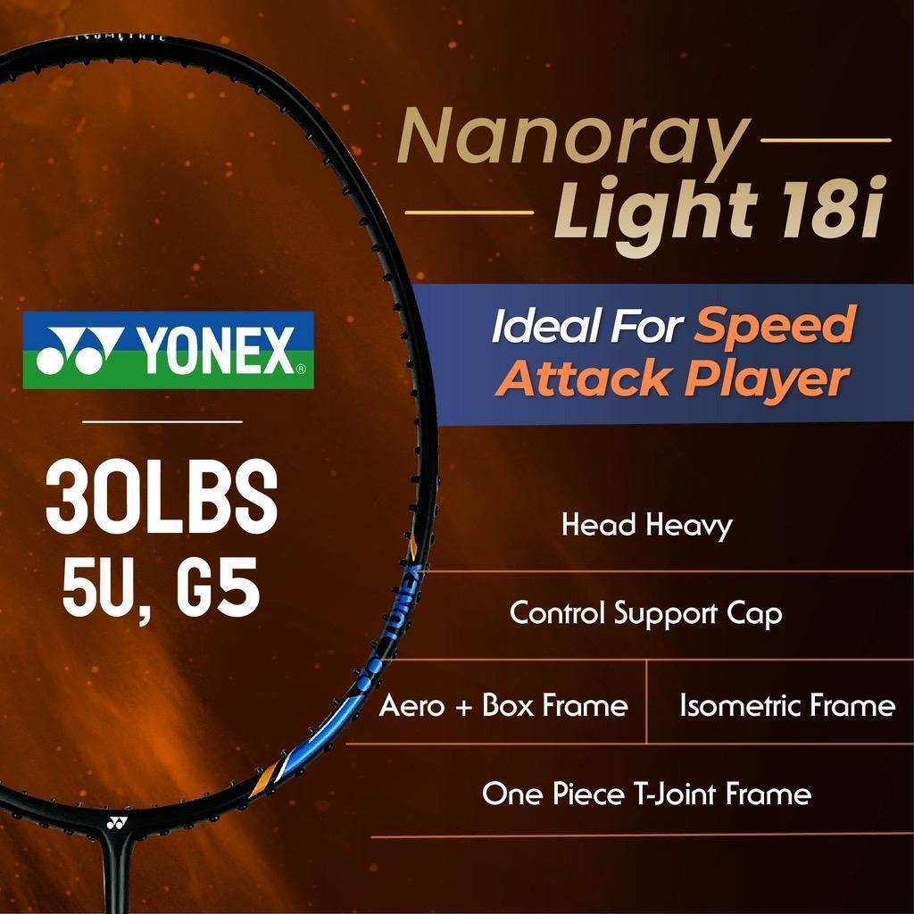 Yonex NANORAY 18i BADMINTON RACKET | Shopee Thailand