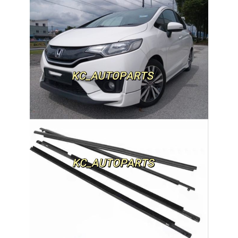 Honda Jazz T5A GK5 2014 - 2021 Chrome / BLACK กระจกประตู Moulding ...