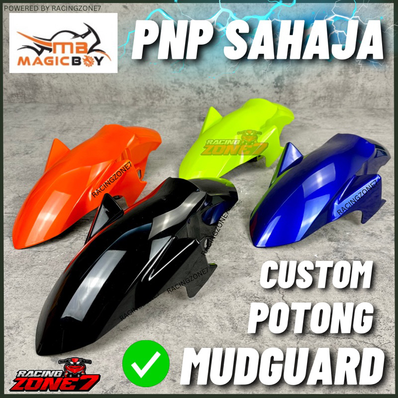 ( PNP Sahaja) MAGICBOY Madgat Potong Pendek ฝาครอบบังโคลนหน้า Custom ...