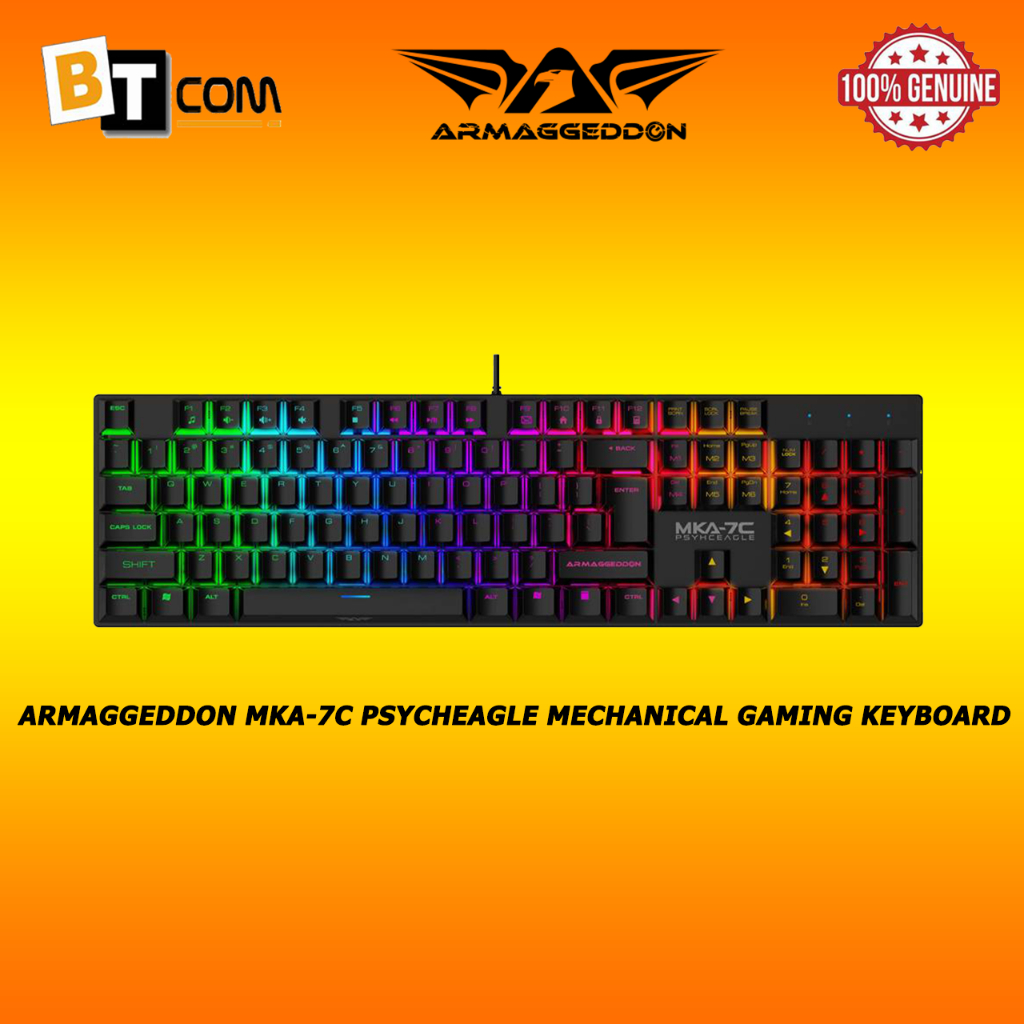 Armaggeddon MKA-7C PSYCHEAGLE คีย์บอร์ดเกมมิ่งแบบกลไก | Shopee Thailand