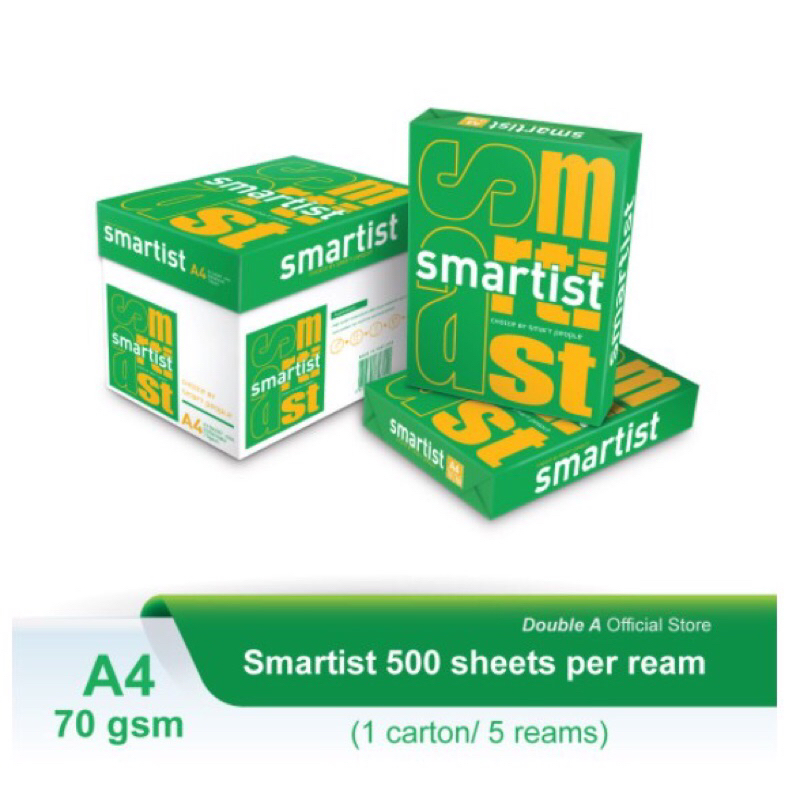 Bp Paper / / Smartist A4 Paper 70Gsm Copier Paper 500 (1 รีม/แพ็ค ...