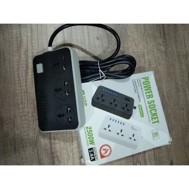 รู USB 6 รูพร้อมช่องเสียบแจ็คสามช่อง 6USB ชิ้นส่วนดัดแปลง (ติดตั้ง) | Shopee Thailand