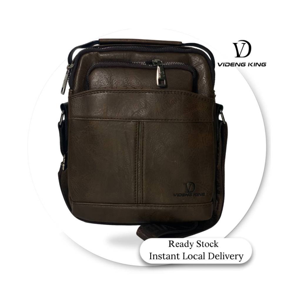 Videng King Sling Bag กระเป๋าสะพายข้างพร้อมสายรัดปรับระดับได้สําหรับ ...