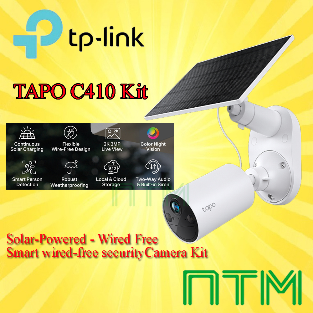 Tp-link Tapo C410 Kits กล ้ องรักษาความปลอดภัยไร ้ สายอัจฉริยะ QHD 2K ...