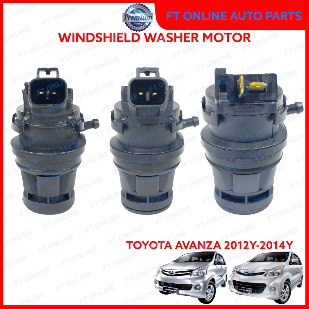 TOYOTA AVANZA 2012-2014 F651 F652 เครื่องซักผ้ามอเตอร์/PUMP WINDSHIELD ...