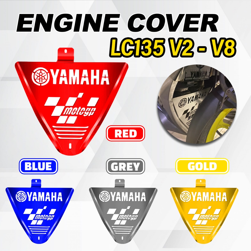 ฝาครอบเครื่องยนต์โลหะผสม LC135 NEW / LC 135 NEW V2 - V7 [ ALLOY ...