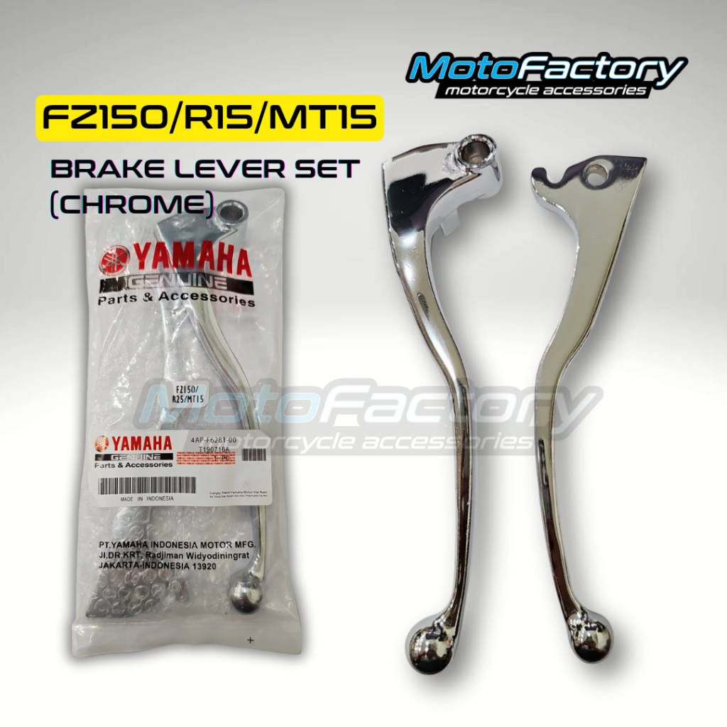 Yamaha FZ150 FZ150I R15 MT15 ชุดคันโยกเบรค LH & RH SET (CHROME) INDON ...