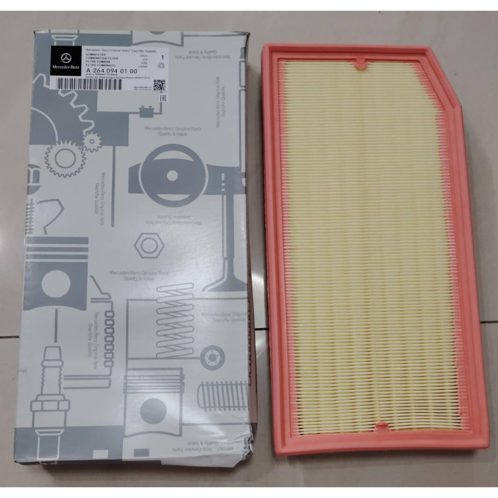 2640940100 ไส้กรองอากาศ M264 เครื่องยนต์ MERCEDES W205 W257 W213 W253 ...