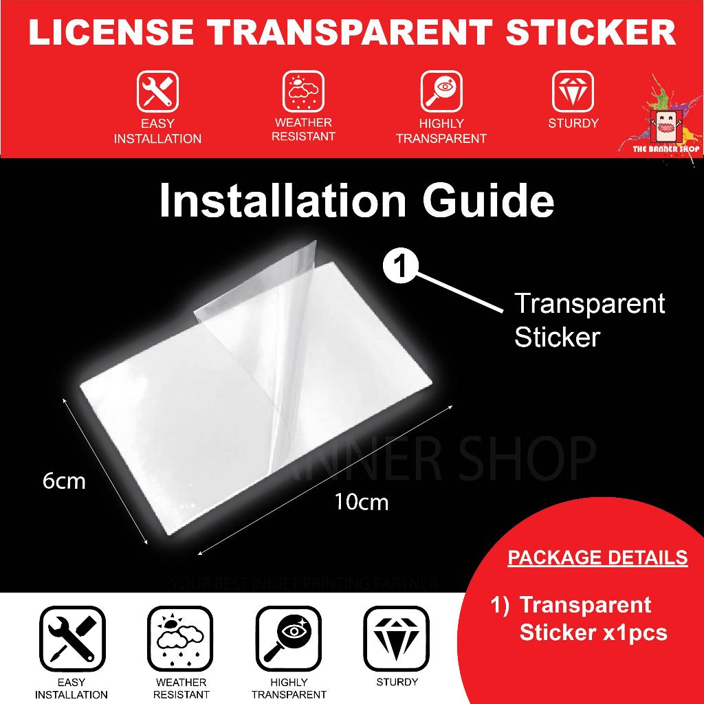Roadtax Sticker / สติ๊กเกอร์ Puspakom / สติ๊กเกอร์ใส/ สติ๊กเกอร์ ...