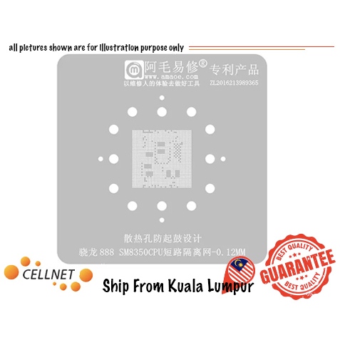 [Cellnet] Amaoe CPU Short Circuit Isolation BGA Reballing Stencil ...