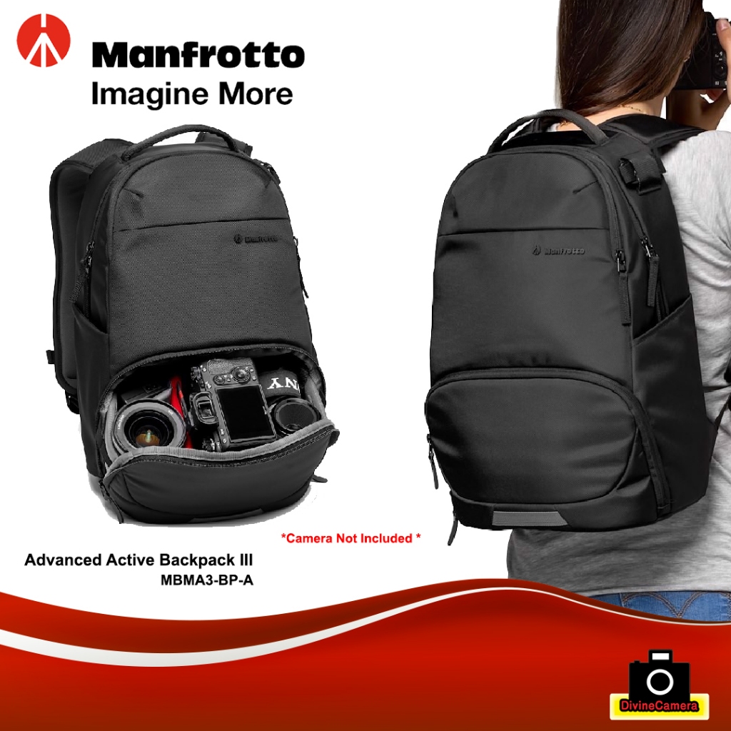 Manfrotto Advanced Active กระเป๋าเป้สะพายหลัง III MB MA3-BP-A | Shopee Thailand