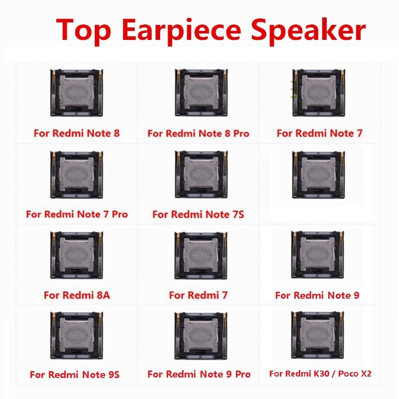 สําหรับ Xiaomi Redmi Note7 Note8 Note9 7 8 9 8A 8T 9S Pro K30 เสียงหูลําโพงหูฟังด้านข้างคําตอบ ...