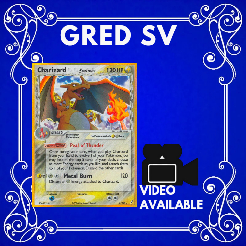 Charizard Delta - EX Crystal Guardians Gred SV Vintage PTCG POKEMON ...