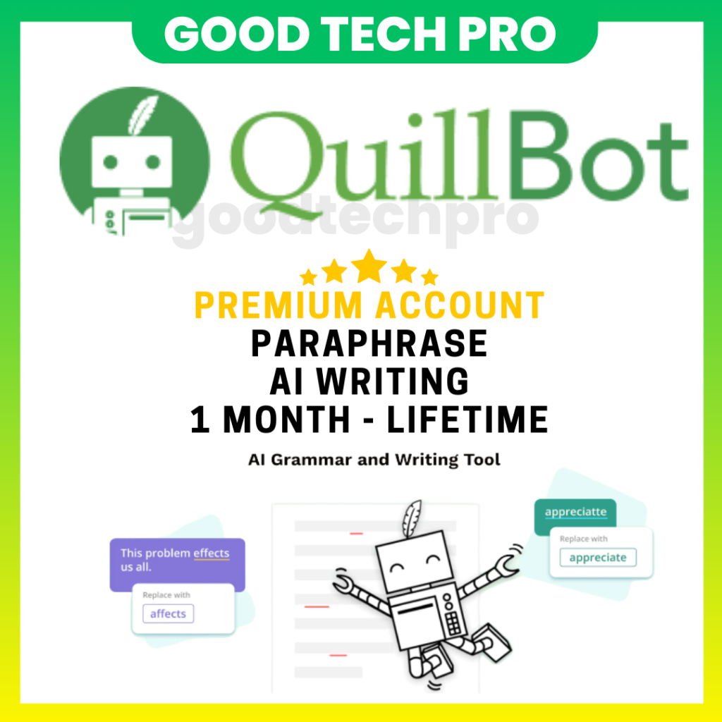 Quillbot Quillbot Account Quillbot (PC/i0S/Android) Paraphrasing Tool ...