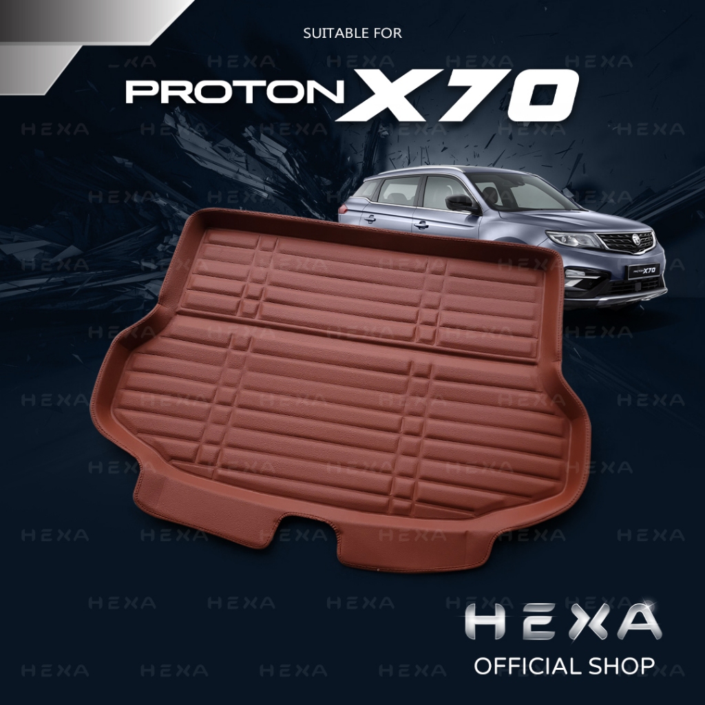 [HEXA ถาดบูทด้านหลัง] อุปกรณ์เสริมรถยนต์ PROTON X70 2020-2023 | Shopee ...