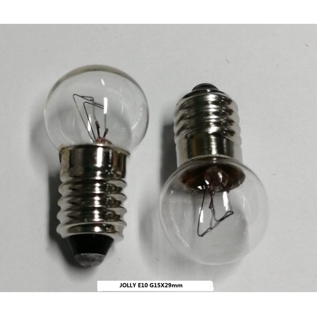 [2PCS] Jolly E10 G15X29 12V, 24V & 28V, 5W, 6W, 8W & 10W INDICATOR ...