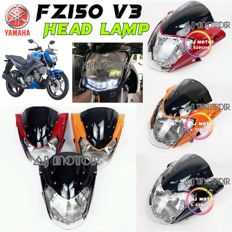 [ ชุดโคมไฟหัว ] YAMAHA FZ150 FZ V3 FZ150i LAMPU DEPAN HEADLIGHT LIGHT ...