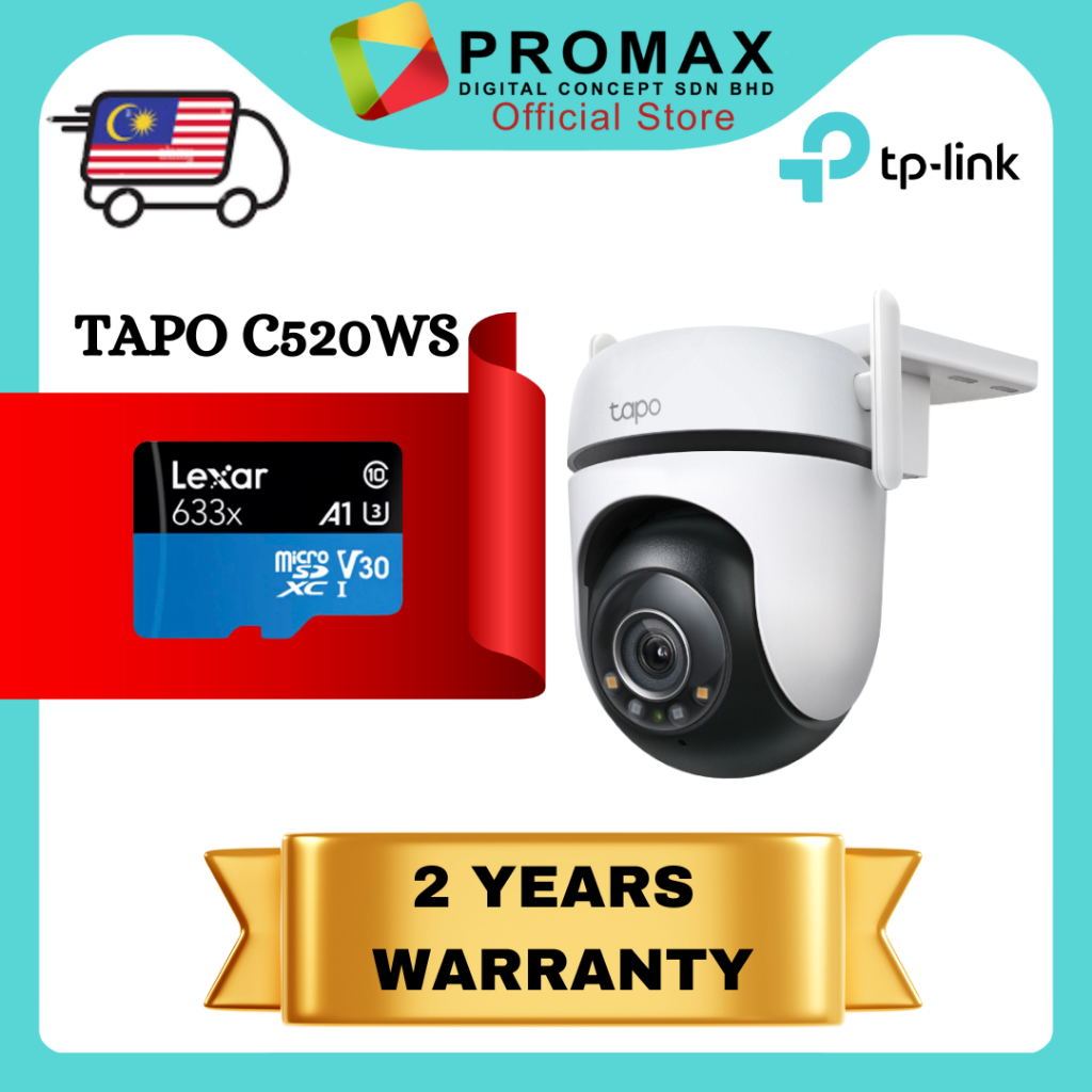 Tp-link Tapo c510w / c520ws กล้องรักษาความปลอดภัย Wi-Fi Network c510w c520ws c510 c520 | Shopee ...