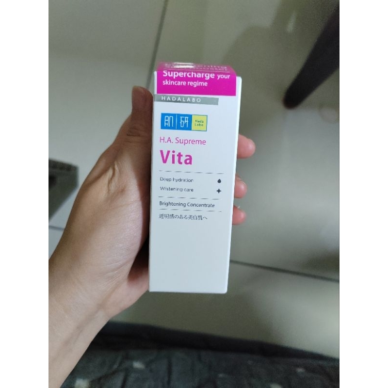 Hada Labo HA Supreme Vita Brightening Concentrate Booster Serum (30ml ...