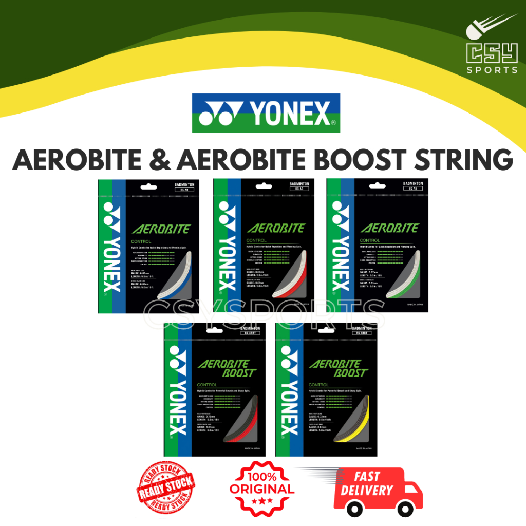 สายแบดมินตัน YONEX Aerobite / Aerobite Boost | Shopee Thailand
