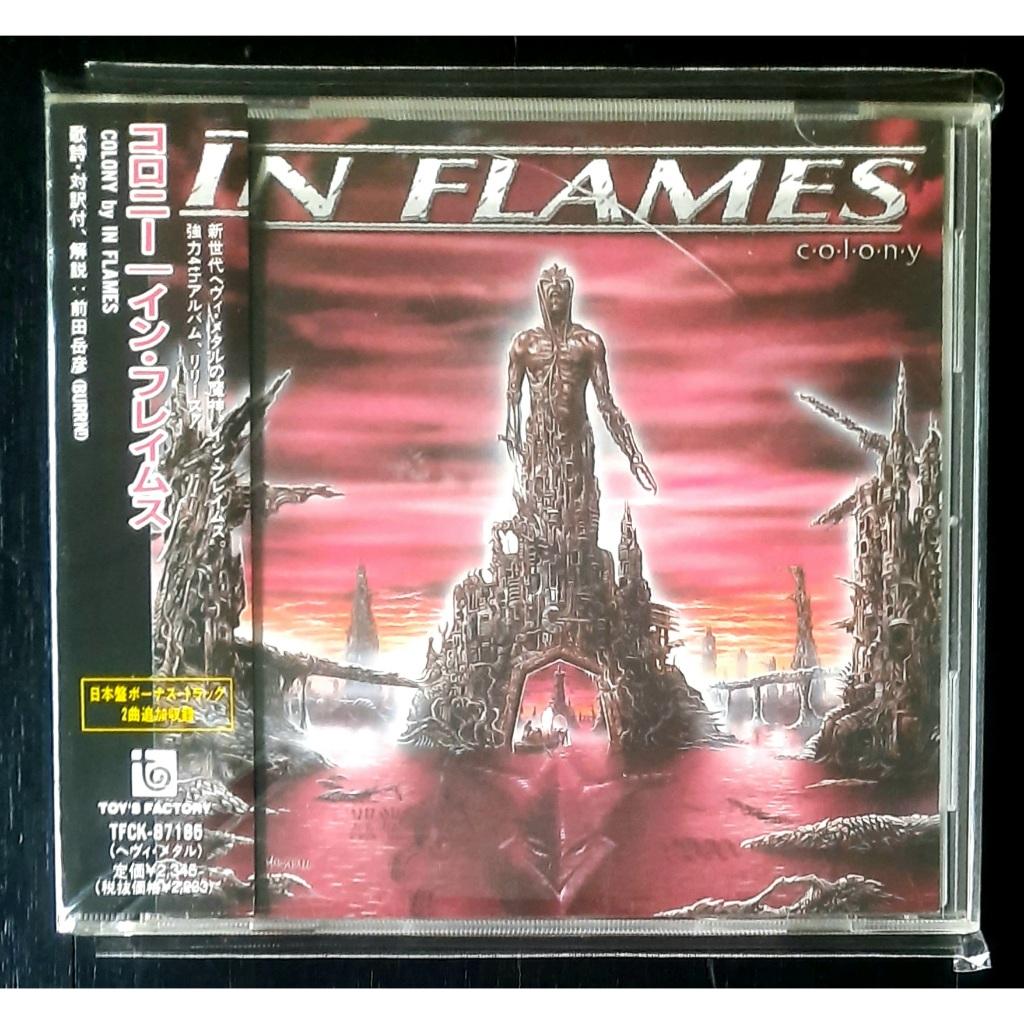 แผ่น CD เพลง In Flames Colony TFCK-87185 (มือสองจากญี่ปุ่น) 1999 กด ...