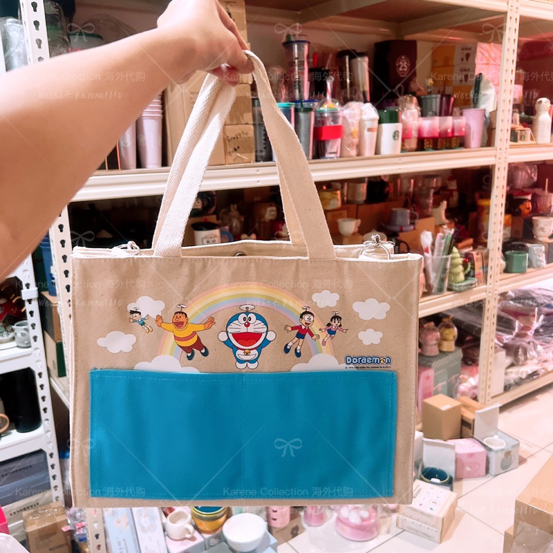 Doraemon x Cafe 2022 Collection Tote Bag Doraemon Tinkerbell Series ...