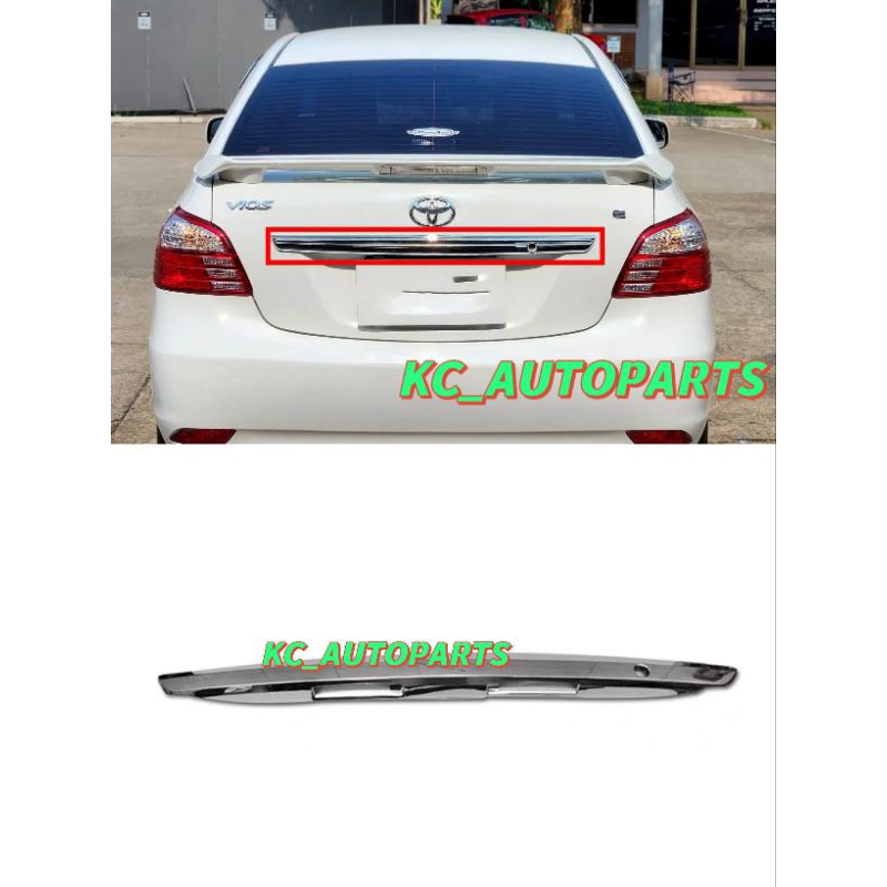 Toyota Vios Ncp93 2008 -2013 Rear BONNET BOOT BONET GARNISH Chrome ...
