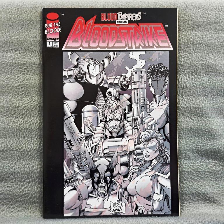 ฝาครอบหมึกความร้อน Bloodstrike 1 (ภาพ Comics/Extreme Studios) ฉบับที่ ...