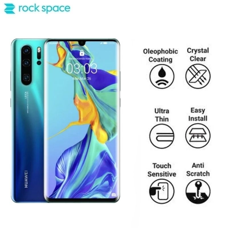Huawei P30 Pro ROCK Space Hydrogel ตัวป้องกันหน้าจอกันกระแทก | Shopee ...