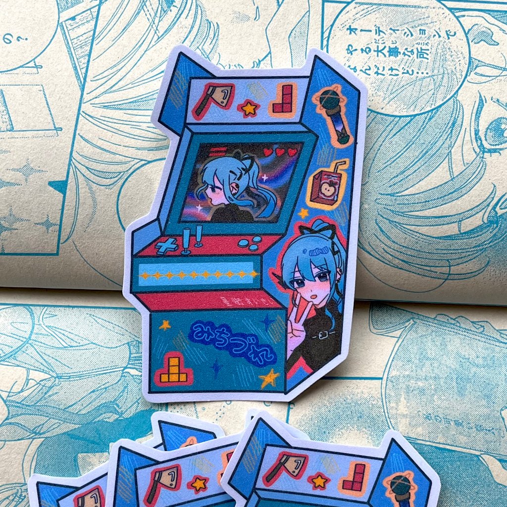 Hoshimachi suisei michizure สติ๊กเกอร์อาร์เคด | Shopee Thailand