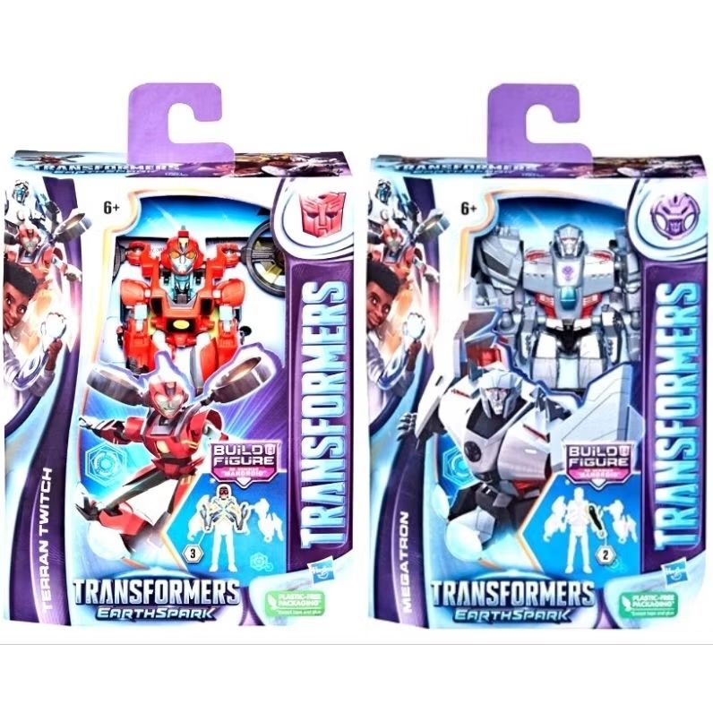 Transformers EarthSpark Optimus Prime Shockwave Grimlock Terran Twitch ...