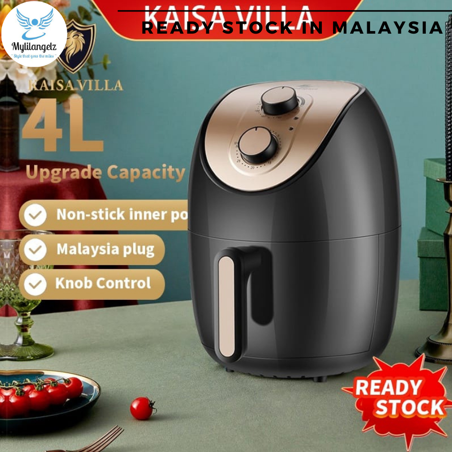 Mylilangelz OS Kaisa Villa ยี่ห้อ Air Fryer มัลติฟังก์ชั่นขนาดใหญ่ความจุ 4L / 5L / 6.5L เคลือบ ...