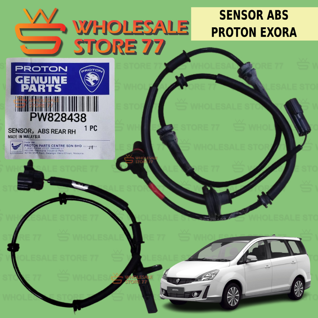 PROTON EXORA/EXORA BOLD ABS SENSOR (FRONT/REAR) PW828438/ พว828437/ พว ...