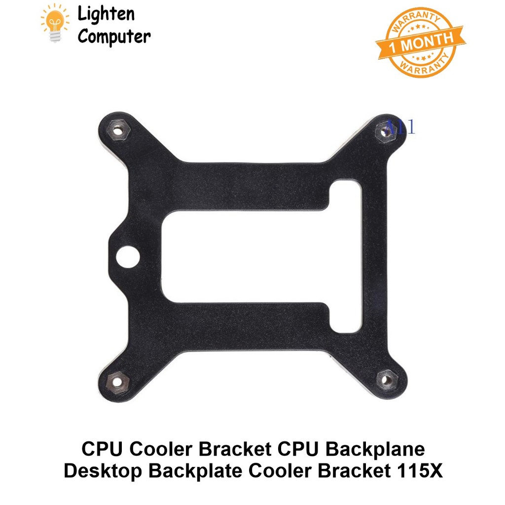 CPU Cooler Bracket CPU Backplane Desktop Backplate Cooler Bracket 115X ...