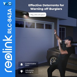 Reolink RLC-843A 4K PoE กล้องรักษาความปลอดภัย IK10 Vandal Proof 5X ...