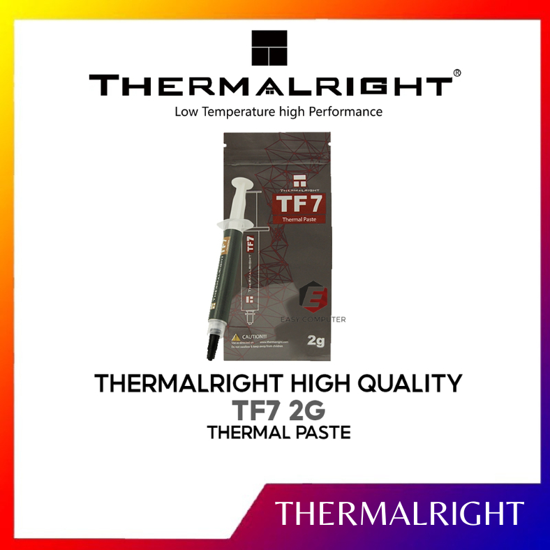 Thermalright TF7 Thermal Grease Thermal Paste ( 12.8w/mk ) 2g | Shopee ...