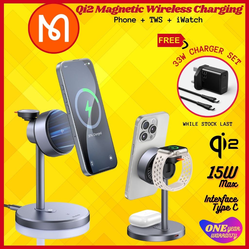 MCDODO 1YrWarrantyMcdodo 22.5W Wireless Charger Stand Fast Portable ...