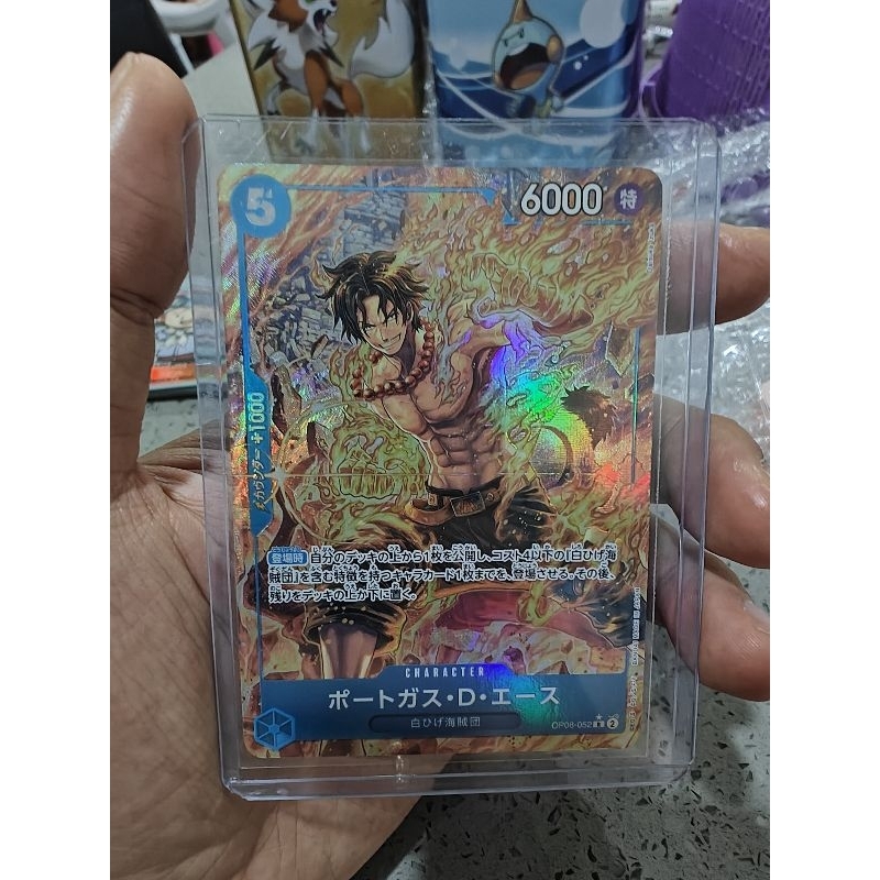 Bandai One Piece OPTCG OP08-052 ขนาน AA R Ace | Shopee Thailand
