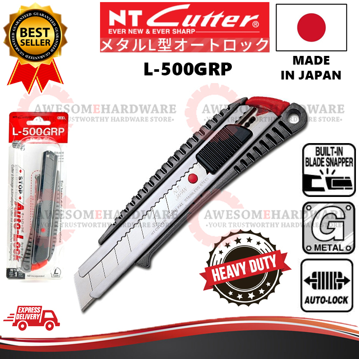Nt CUTTER L-500GRP METAL GRIP HEAVY DUTY ปากกามีด 18 มม . | Shopee Thailand