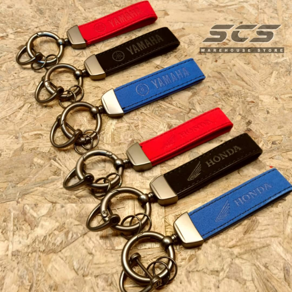 พวงกุญแจมอเตอร์ไบค์เกอร์ สําหรับ Yamaha Honda Kawasaki KTM KeyChain ...